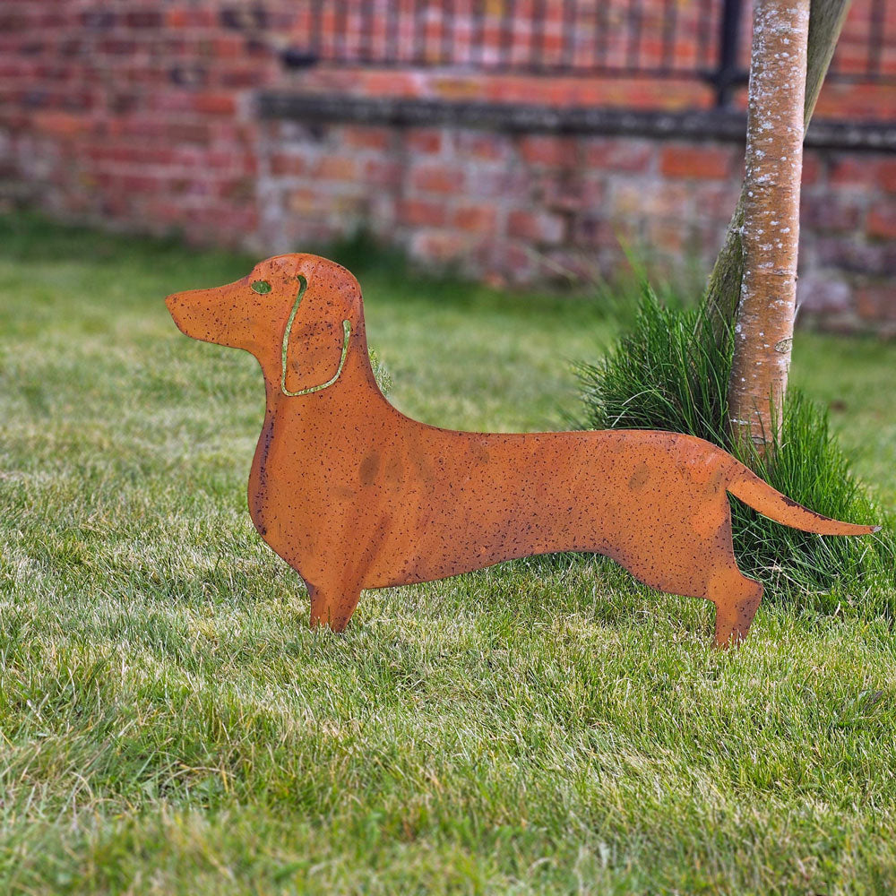 Dachshund Silhouette Garden Art - Garden art - Garden decoration – Bowley & Jackson