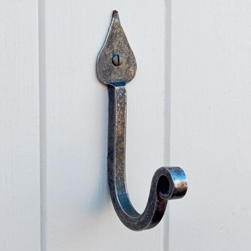 Hand Forged Coat Hook- Iron coat hook- Rustic Coat Hook- – Bowley & Jackson