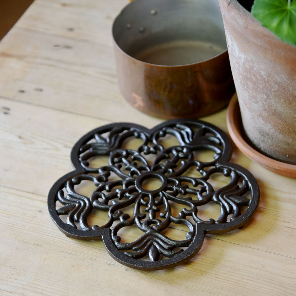 Iron Flower Kitchen Trivet-pan stand-table trivet – Bowley & Jackson