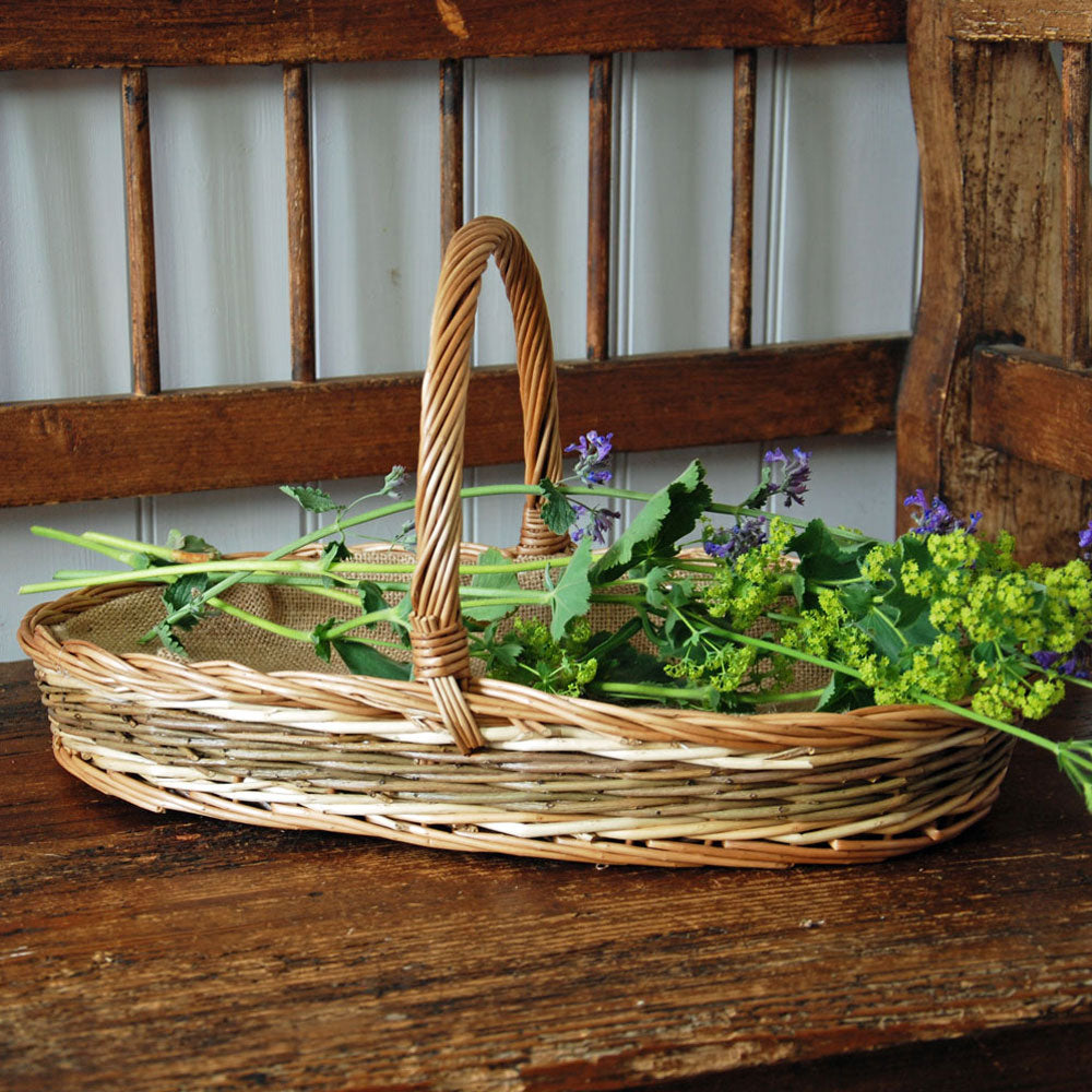 Holker Willow Garden Trug - Vegetable trug - Flower trug - Garden gift ...