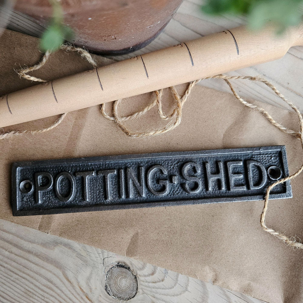 Potting shed sign - garden shed sign - garden stocking fillers – Bowley ...