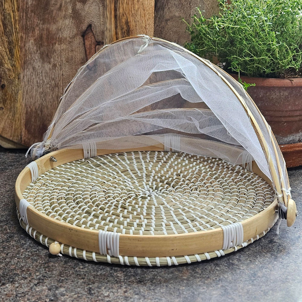 Seagrass Food Cover Tray - mesh food cover -Kitchen counter food cover ...