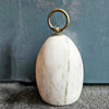 Grey Marble Doorstop - heavy door stop - Weighted door stop