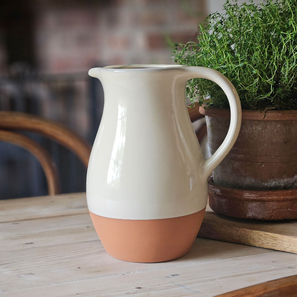 Terracotta Jug - Jug vase -ceramic jug - Ceramic water jug - Pottery ...