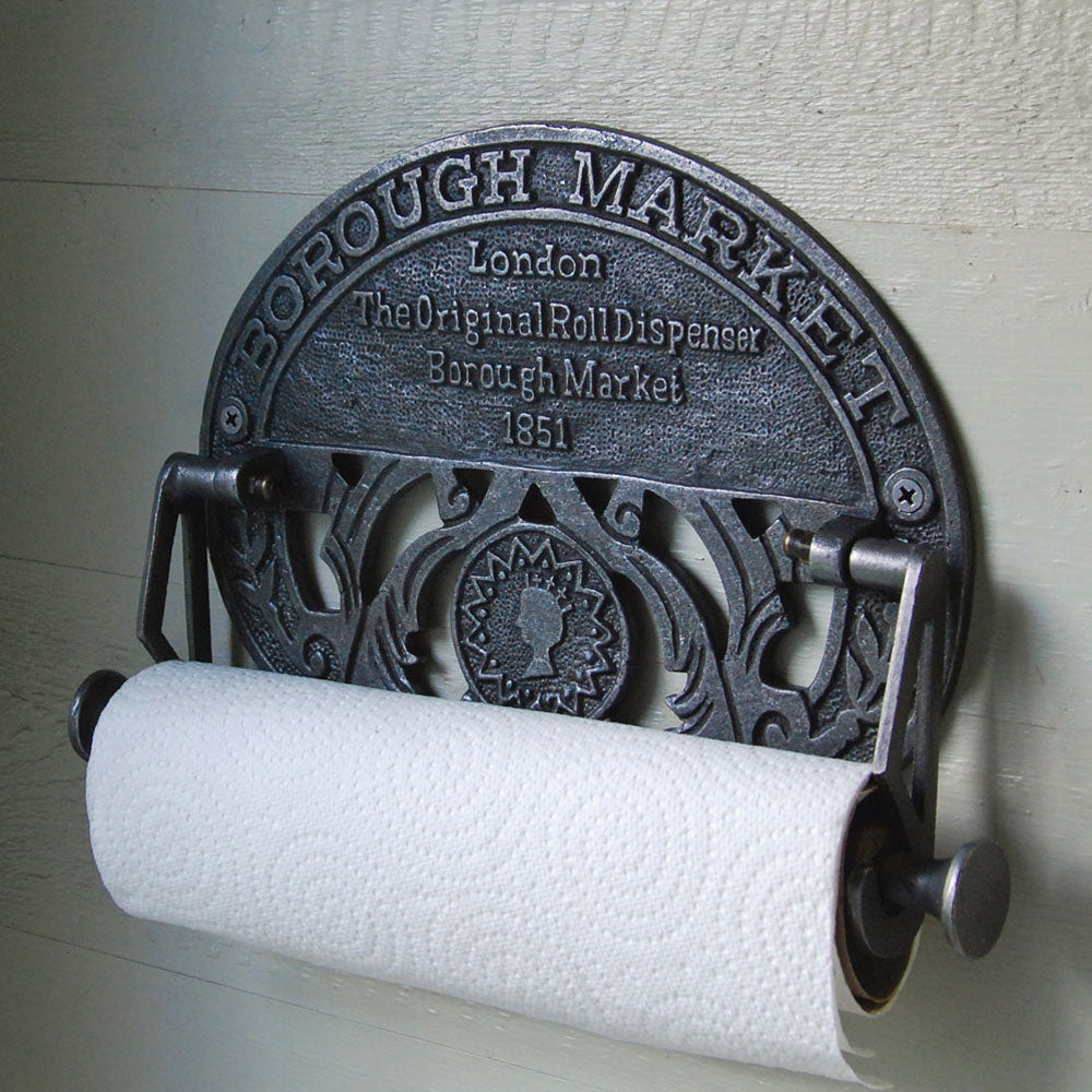 Wall mounted kitchen roll holder - Antique wall kitchen roll holder ...