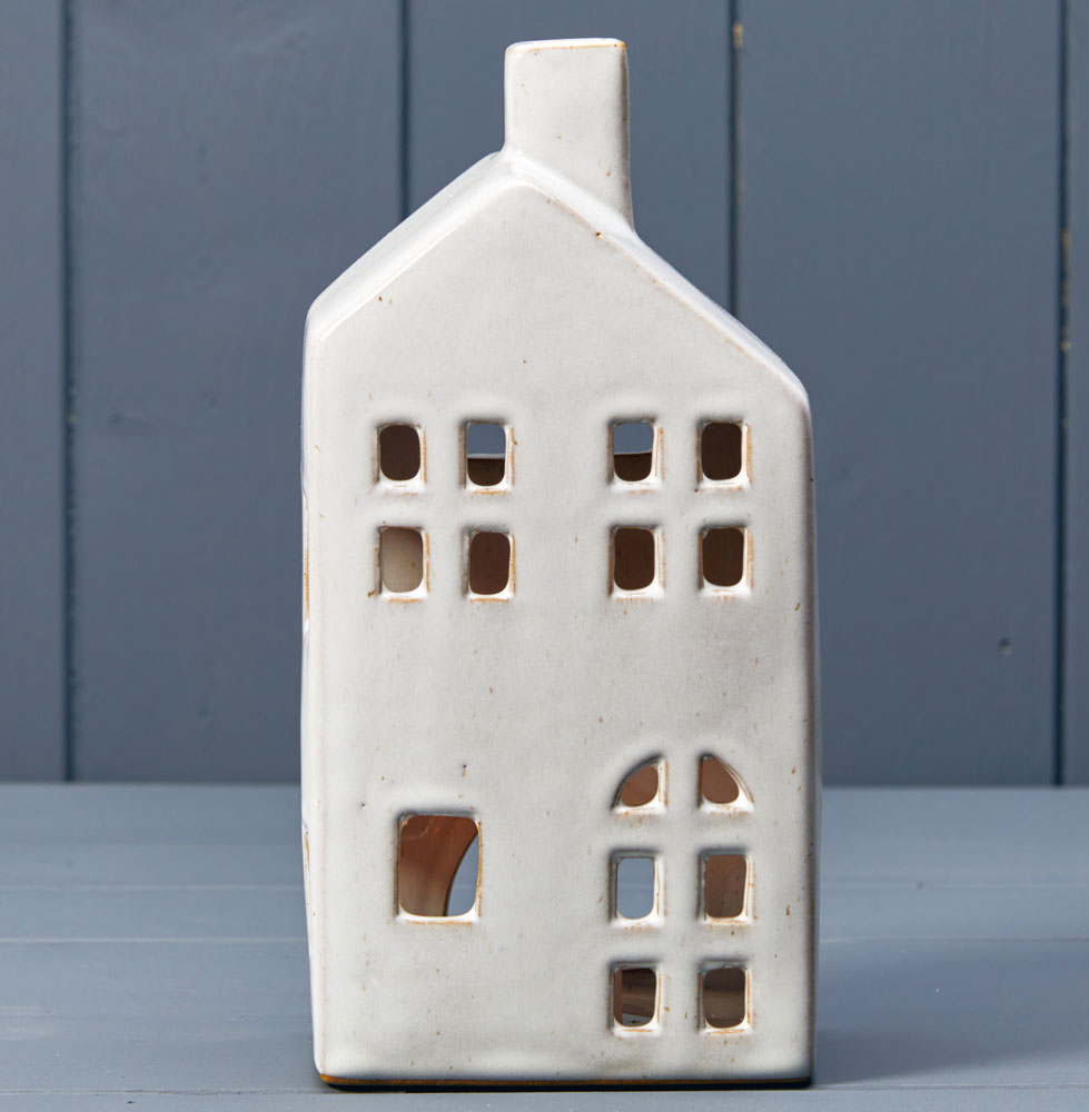 Tea Light Houses - Christmas tea light house - Ceramic light up houses