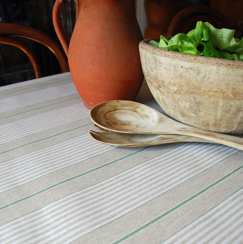 Fabric- Striped curtain fabric- oilcloth tablecloth- linen fabric ...