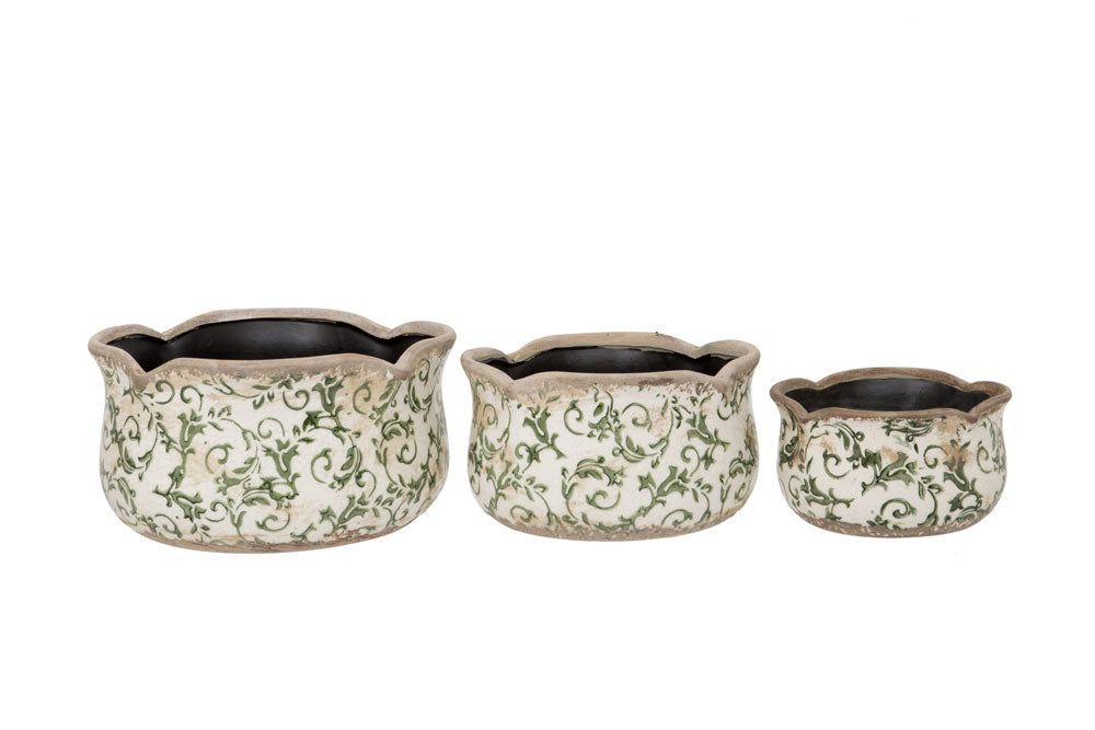 Ceramic Indoor Plant Pot - House Plant Pot - Indoor Bulb Planter