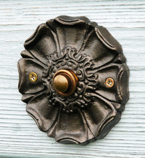 Forged metal push bell Harworth door bell – Bowley & Jackson