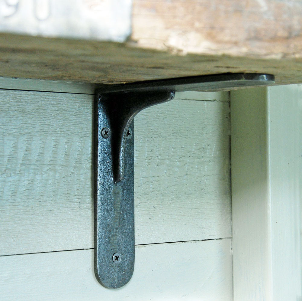 Stocksbridge wall shelf cast iron bracket